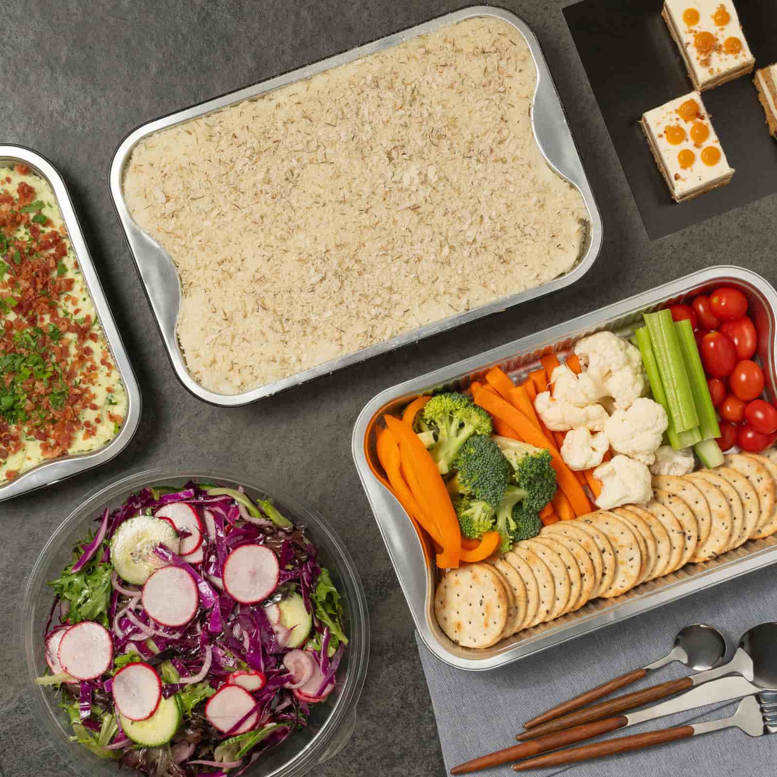 Buffet Parmentier au bœuf effiloché | AvecPlaisirs Chefs Traiteurs